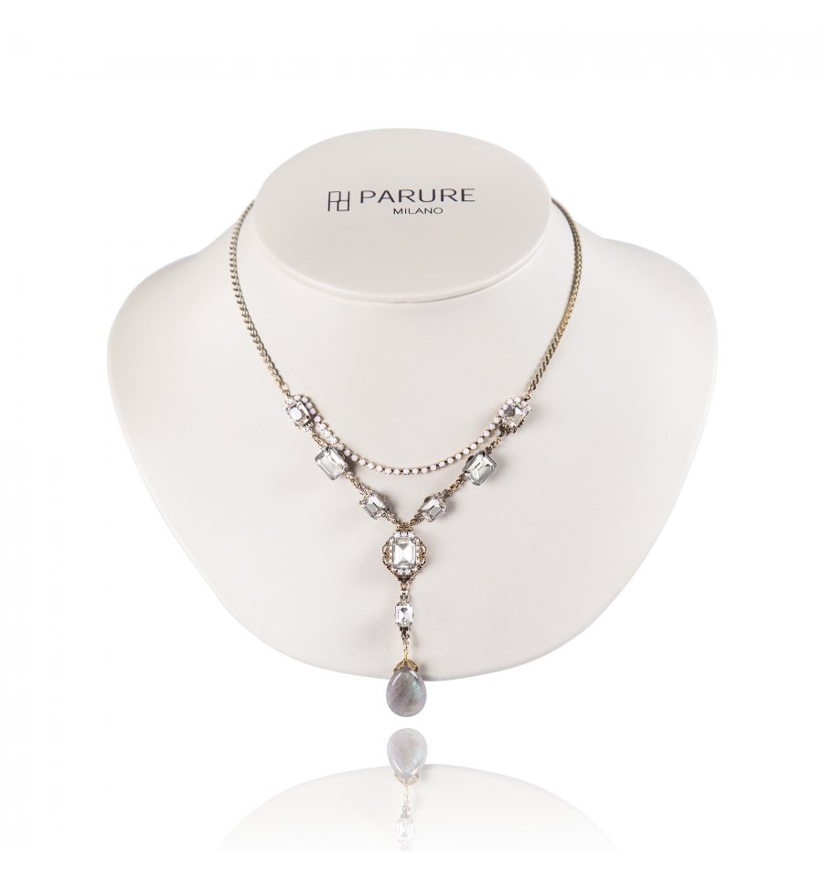 Colier Eternity White - PARURE Milano - LuxuryGifts.ro